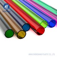 China Blue PMMA Acrylic Tube 5-450mm OD for Decorative Lighting Applications for sale