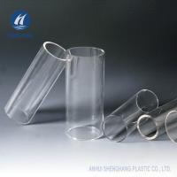 China Clear Plastic Hard Extruded Acrylic Pipe 3mm Thickness for sale