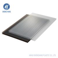 China Plastic Twin Wall Polycarbonate Sheet 6mm Thickness for sale