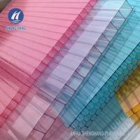 China 6mm Double Wall Polycarbonate Sheet Clear And Colored for sale