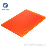 China 8mm Twin Wall Polycarbonate Greenhouse Panels UV Protected Roofing Sheet 1.5kg/m2 for sale