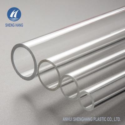 China Plastic PMMA Acrylic Plexiglass Transparent Cylinder Tube 100mm OD Extruded for sale