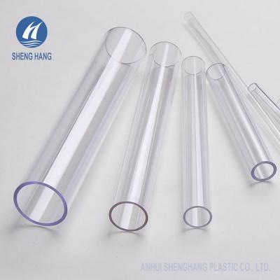 China Custom Extruded Transparent PMMA Pipe Acrylic Tube Large Diameter 5mm to 450mm OD for sale