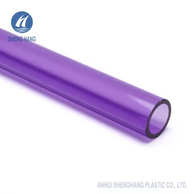 China Extruded PMMA Transparent Acrylic Tube Clear Plexiglass Pipe 5mm to 450mm OD for sale