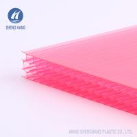 China Honeycomb Polycarbonate Panels Anti UV Impact 6mm 12mm PC Thermal Insulation Sheet for sale