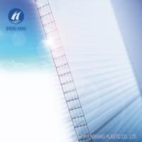 China Clear Hollow Multi Wall Polycarbonate Sheet 8mm 10mm 12mm UV Resistant for sale