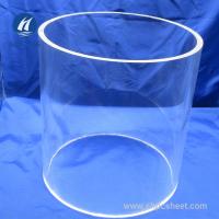 China PMMA Cast Acrylic Tube Transparent 100mm OD Wear Resistant Custom Lengths for sale