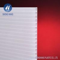 China 8mm Twin Wall Polycarbonate Sheet 2100x6000mm 1.5kg/m2 UV Resistant Roofing Panel for sale