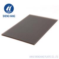 China SGS 10mm Twin Wall Polycarbonate Sheet Bronze UV Protected Roofing Panel 2100mm Width for sale