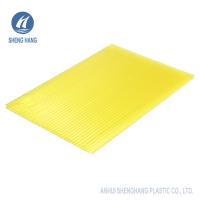 China SGS 10mm Twin Wall Polycarbonate Sheet Bronze UV Protected Roofing Panel 2100mm Width for sale