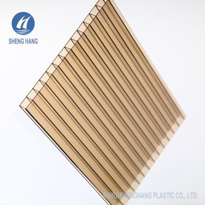 China Sabic Lexan 12mm Twin Wall Polycarbonate Sheet Anti Fire Crack Proof UV Resistant for sale