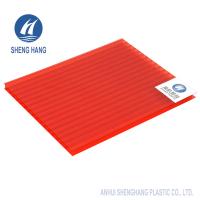 China Clear Twin Wall Polycarbonate Sheet 2100x6000mm PC Roof Board UV Coextrusion for sale