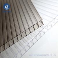 China White Twin Wall Polycarbonate Sheet 4mm to 12mm Lightweight UV Resistant Roofing Panel for sale