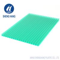 China White Twin Wall Polycarbonate Sheet 4mm to 12mm Lightweight UV Resistant Roofing Panel for sale