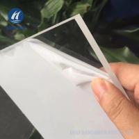 China Polycarbonate Solid Sheet 3.2x6.5ft Transparent Flame Resistant UV Coated for sale