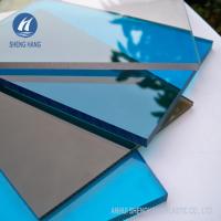 China Anti Scratch 4x8 Polycarbonate Solid Sheet 2mm UV Protection Fireproof High Plasticity for sale