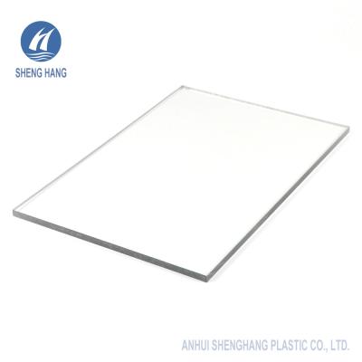 China Clear Polycarbonate Solid Sheet 3mm Thick UV Resistant Fire Rated Glazing Panel for sale