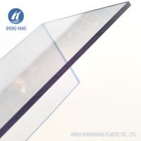 China Clear Polycarbonate Solid Sheet 50 Micron UV Protection 4x8ft for sale
