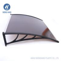 China 1200x800mm Polycarbonate Window Door Awning 5mm Thick Anti UV 50um for sale