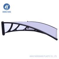 China SGS Lightweight Polycarbonate Plastic Awning Brown for sale