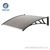China SGS Lightweight Polycarbonate Plastic Awning Brown for sale