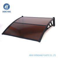 China Polycarbonate Window Door Awning 40x120 Inch Waterproof H Bar Connect DIY for sale