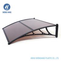China Polycarbonate Window Door Awning 40x120 Inch Waterproof H Bar Connect DIY for sale