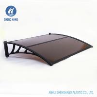 China Polycarbonate Door Window Awning 1000x1200mm Hollow Garden Canopy 4mm Thickness for sale