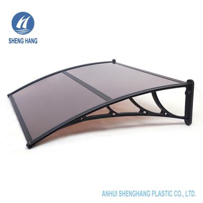 China Polycarbonate Patio Awning Kit 1200mm Width 800mm Depth Weather Resistant for sale