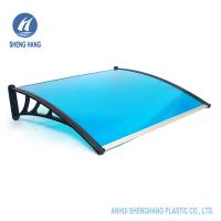 China Home Polycarbonate Plastic Awning Waterproof With Plastic Bracket for sale