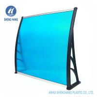 China Home Polycarbonate Plastic Awning Waterproof With Plastic Bracket for sale