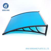 China Polycarbonate Awning 1200mm Width 800mm Depth Waterproof UV Resistant Door Canopy for sale