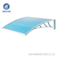 China Window Front Door PC Polycarbonate Plastic Awning 1200*800mm Eco Friendly for sale