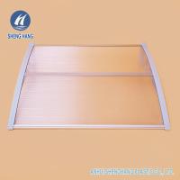 China Polycarbonate Door Canopy Awning 1200mm Width 1000mm Depth Easy Installation Waterproof for sale