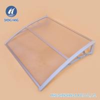China Polycarbonate Door Canopy Awning 1200mm Width 1000mm Depth Easy Installation Waterproof for sale