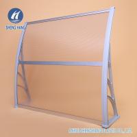 China Polycarbonate Door Canopy Awning 1200mm Width 1000mm Depth Easy Installation Waterproof for sale