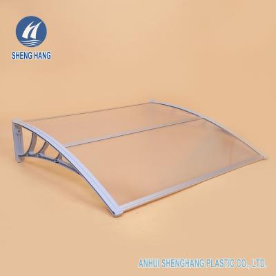 China Polycarbonate Door Window Awning 1200mm Width 1000mm Depth Weather Resistant for sale