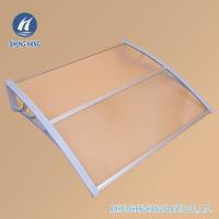 China Clear Polycarbonate Door Canopy Awning 1200mm Width 1000mm Depth ODM for sale