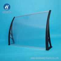 China 1500x1000mm Polycarbonate Door Canopy Kit 5mm Twin Wall Anti Corrosion for sale