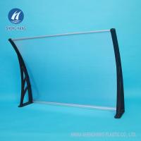 China 1500x1000mm Polycarbonate Door Canopy Kit 5mm Twin Wall Anti Corrosion for sale