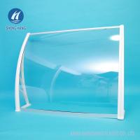 China 3mm Solid Polycarbonate Roof Panel PC Awning Poly Carbonate Door Canopy for sale