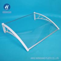 China 3mm Solid Polycarbonate Roof Panel PC Awning Poly Carbonate Door Canopy for sale