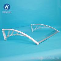 China Polycarbonate Solid Sheet Window Awning 1200mm Width 1000mm Depth Outdoor Patio Canopy for sale