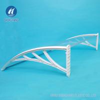 China Polycarbonate Solid Sheet Window Awning 1200mm Width 1000mm Depth Outdoor Patio Canopy for sale