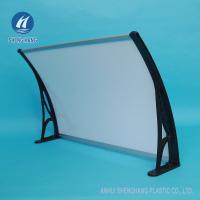 China European Style Polycarbonate Door Window Awning 600mm Depth 1000mm Width Outdoor Canopy for sale
