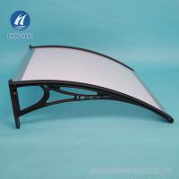 China European Style Polycarbonate Door Window Awning 600mm Depth 1000mm Width Outdoor Canopy for sale