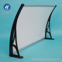 China Polycarbonate Door Canopy Awning 1000mm Width 600mm Depth Sun Rain Snow Protection for sale