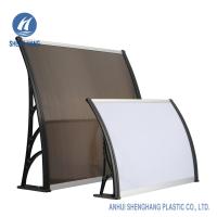 China Opal White PC Window Poly Carbonate Canopy Awnings Fireroof Durable for sale