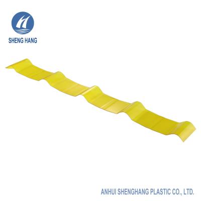 China 50 Micron UV Coated Corrugated Polycarbonate Sheet 0.8mm 1.0mm UL94 V0 Roof Panel for sale