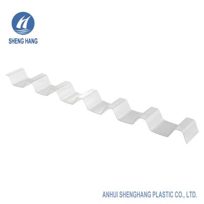 China 0.8mm Corrugated Polycarbonate Sheet 5000mm Clear Plastic Roof for Greenhouse for sale